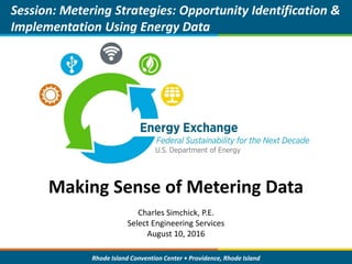 Making Sense of Metering Data | PPT
