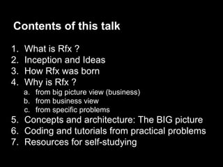 Introduction to RFX for Backend Developer | PDF