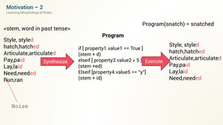 Unsupervised program synthesis | PDF