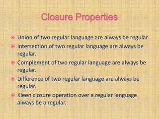 Regular Grammar | PPT