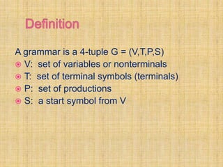 Regular Grammar | PPT
