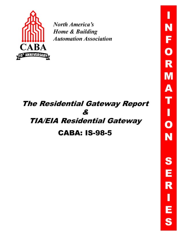 The Residential Gateway | PDF | Computer Networking | Computing