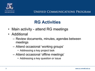 Rg Roles Responsibilties | PPT