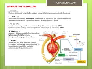 Poremećaji funkcije nadbubrežne žlijezde | PPTX