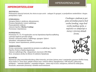 Poremećaji funkcije nadbubrežne žlijezde | PPTX