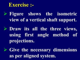 orthographic projections of engg. graphics | PPSX