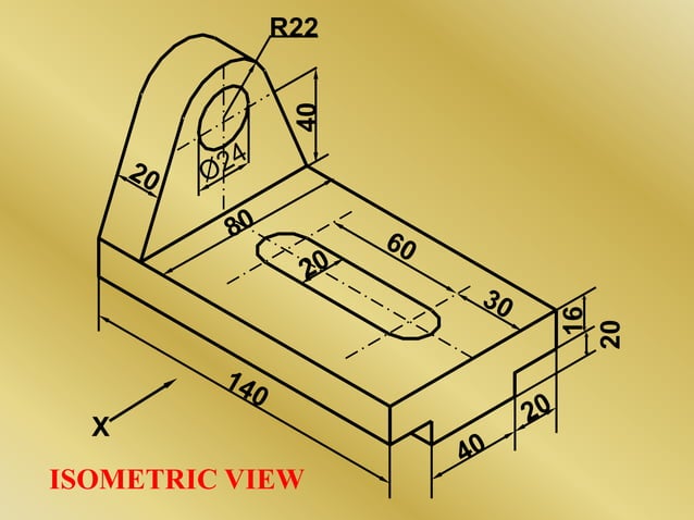 orthographic projections of engg. graphics | PPT