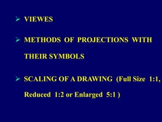 orthographic projections of engg. graphics | PPSX