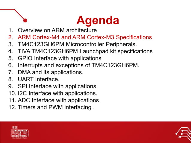 02 : ARM Cortex M4 Specs || IEEE SSCS AlexSC | PDF | Operating Systems | Computer Software and ...