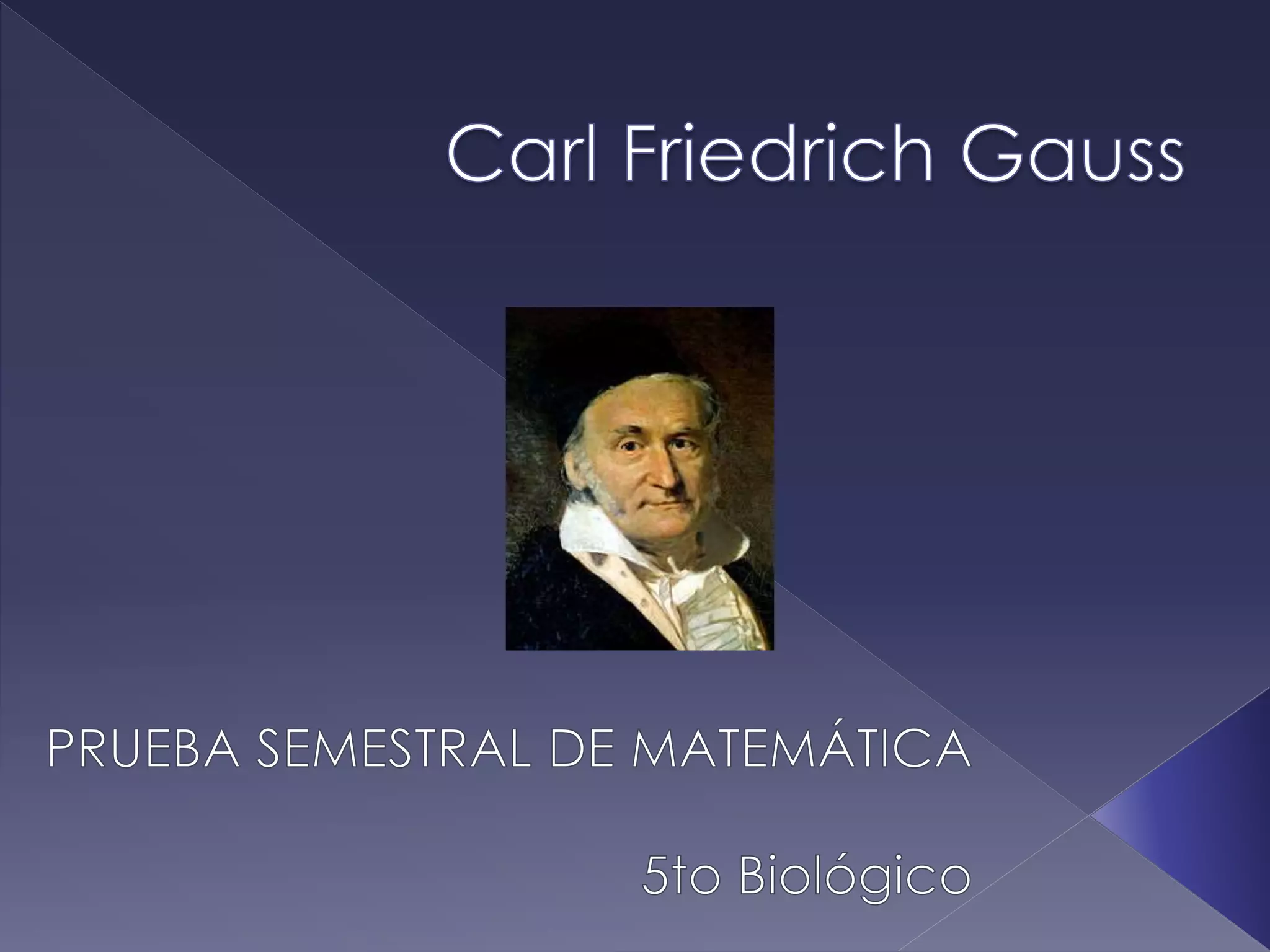 Carl Friedrich Gauss | PPTX