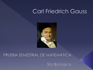 Carl Friedrich Gauss | PPTX