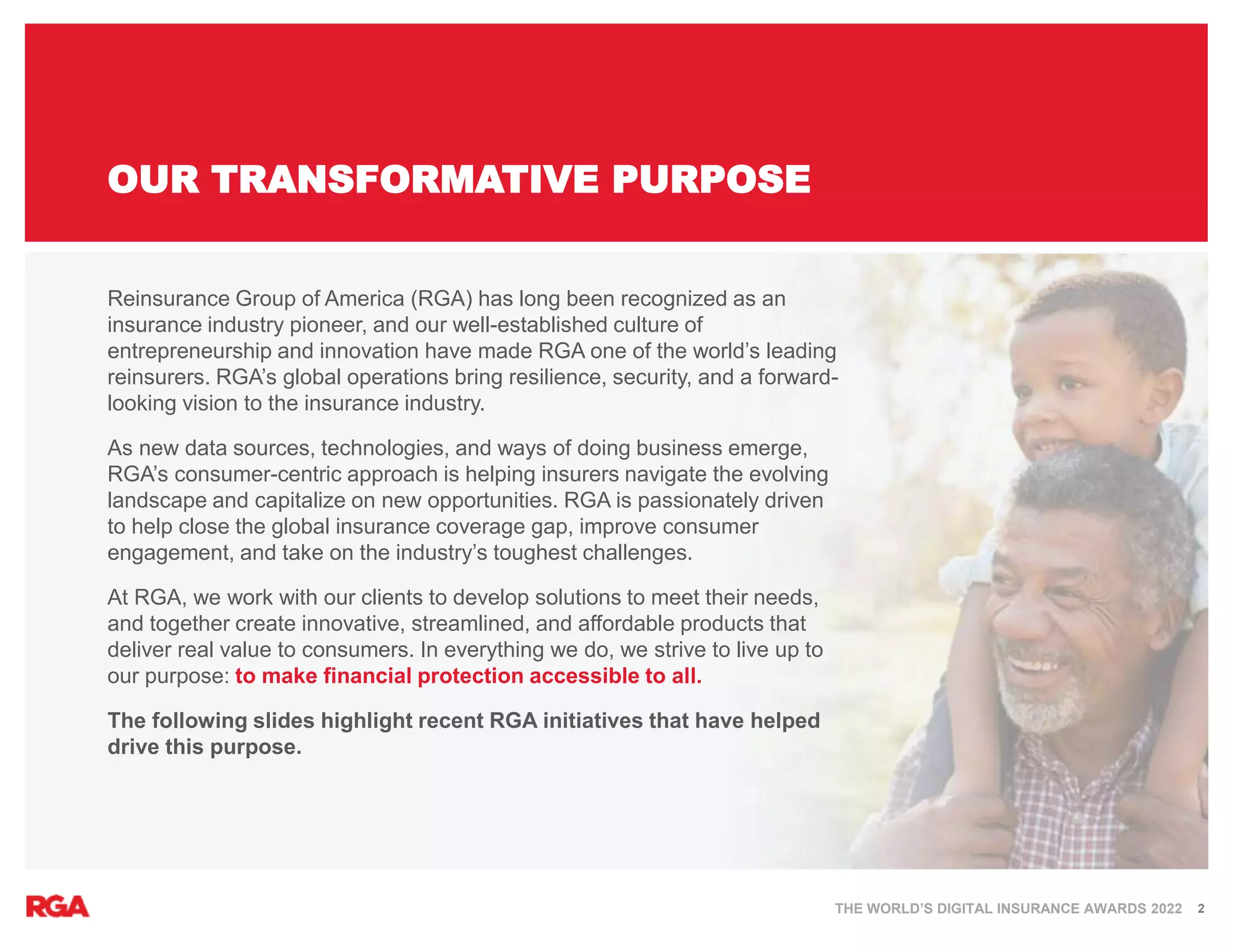 Reinsurance Group of America (RGA) - Insurer transformation Award 2022 ...