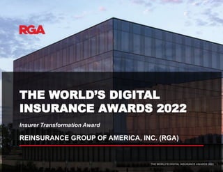 Reinsurance Group of America (RGA) - Insurer transformation Award 2022 ...