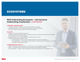 Reinsurance Group of America (RGA) - Insurer transformation Award 2022 ...