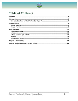 Rg apexand visualforcearchitecture | PDF