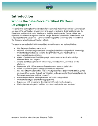 Rg apexand visualforcearchitecture | PDF