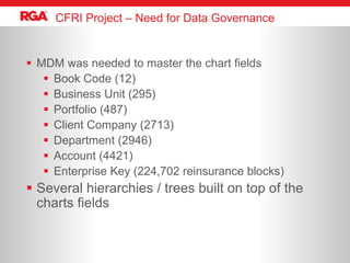 RGA Master Data Management at TDWI St. Louis | PPT