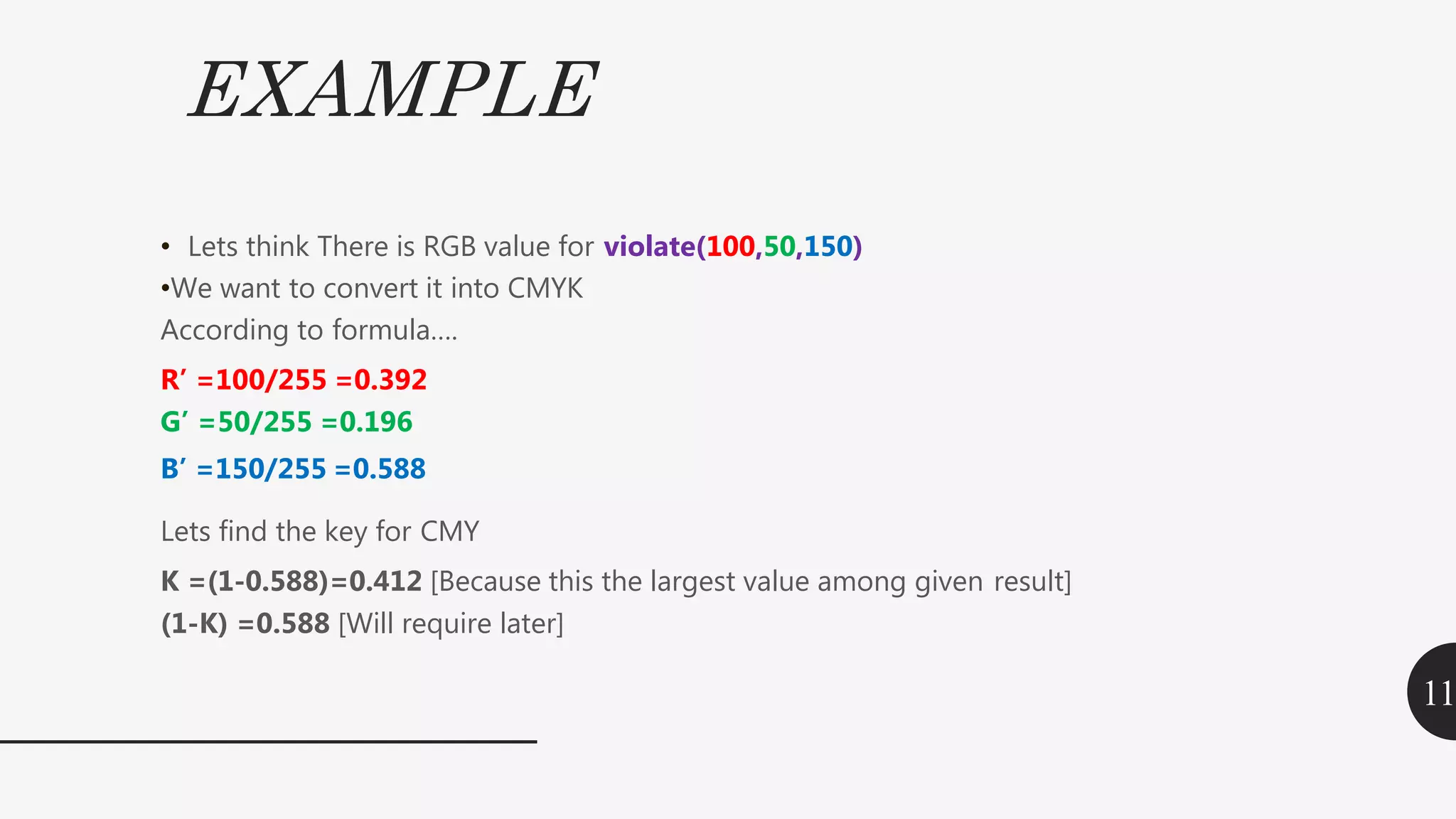 Rgb and Cmy color model | PPTX