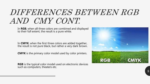 Rgb and Cmy color model | PPTX
