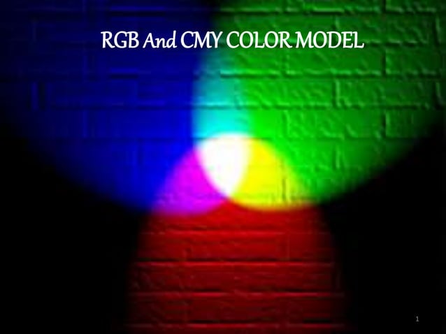Rgb and cmy color model | PPTX
