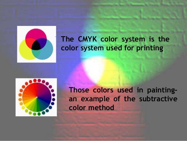 Rgb and cmy color model