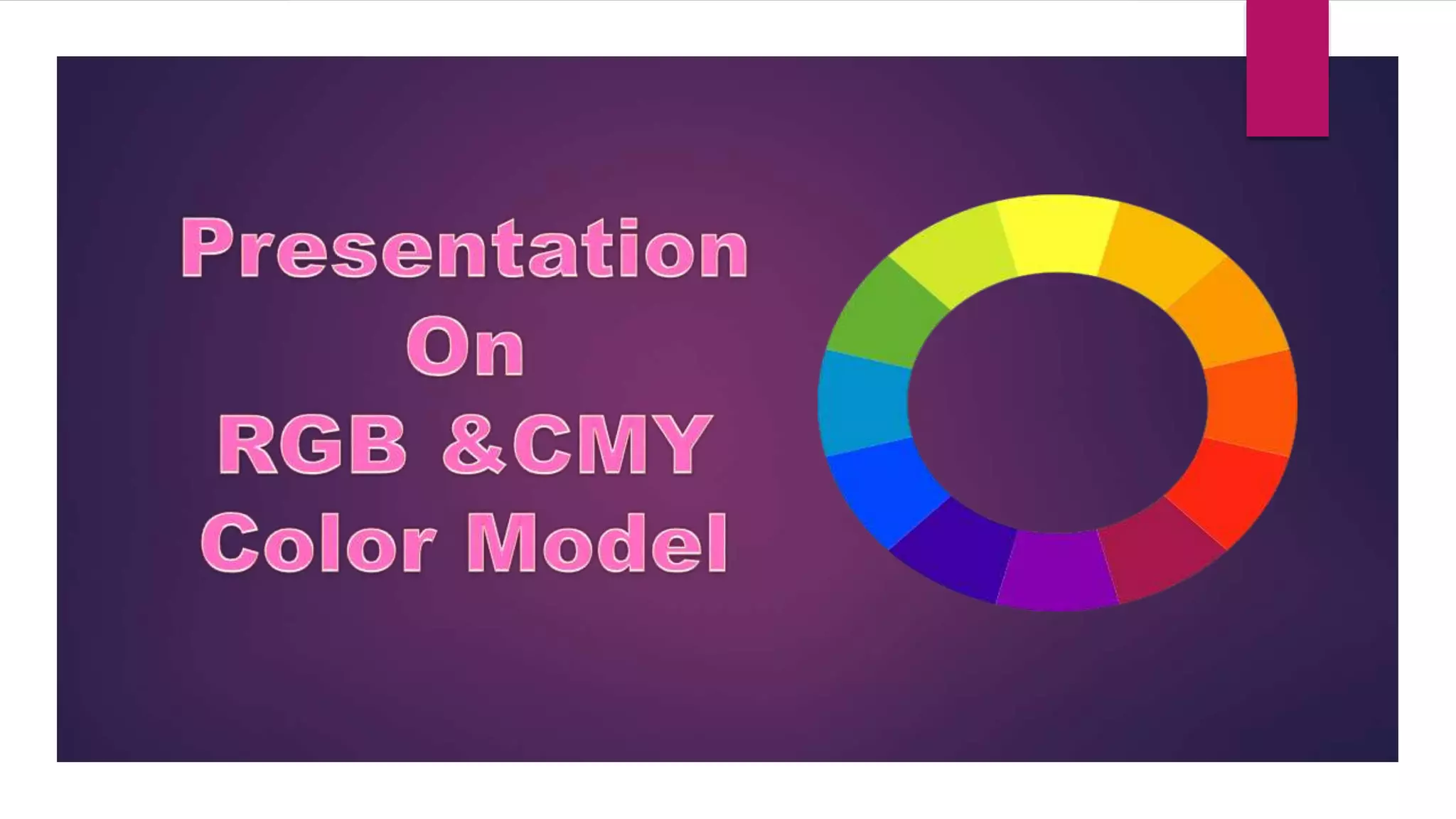 Rgb & cmy(k) color model | PPT