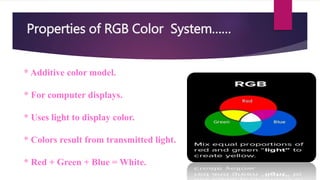 Rgb & cmy(k) color model | PPT