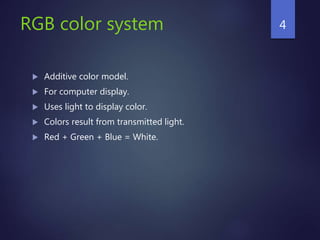 Rgb colour model | PPTX