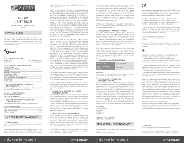 RGBW light bulb z wave | PPT