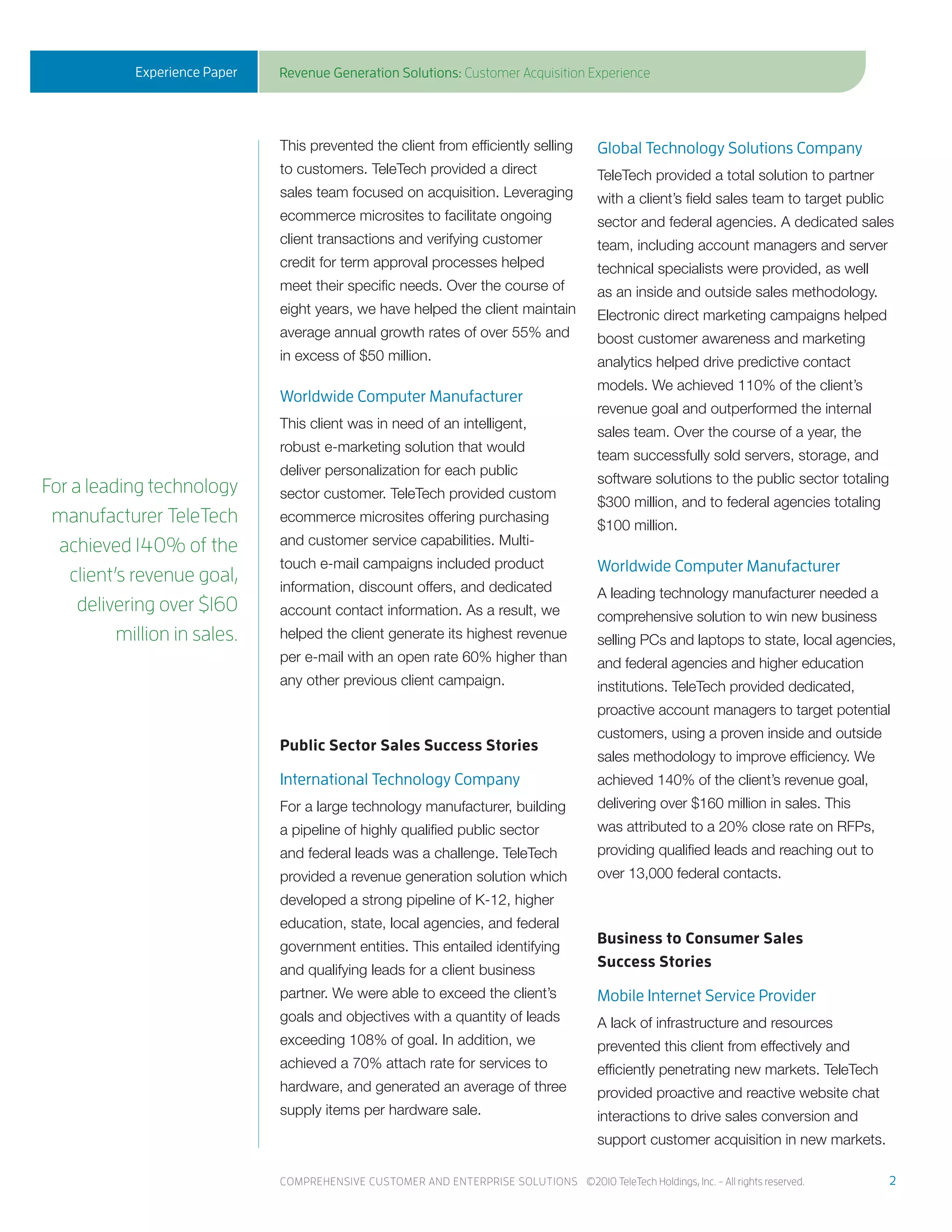 Cust Acq Experience Paper | PDF