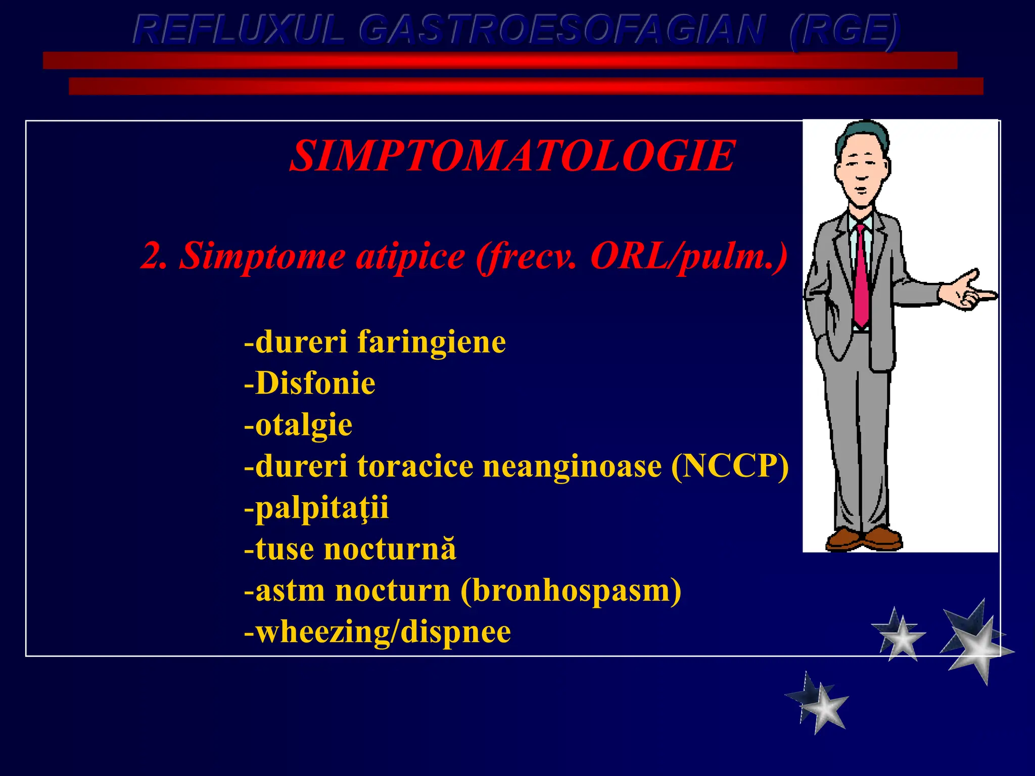 RGE BOALA DE REFLUX GASTROESOFAGIAN .ppt