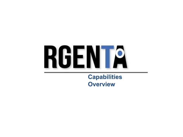 rGenta Capabilities Deck | PPT