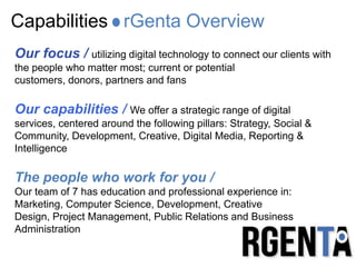 rGenta Capabilities Deck | PPTX