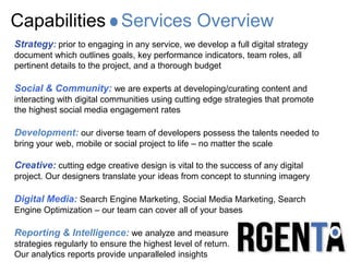 rGenta Capabilities Deck | PPTX