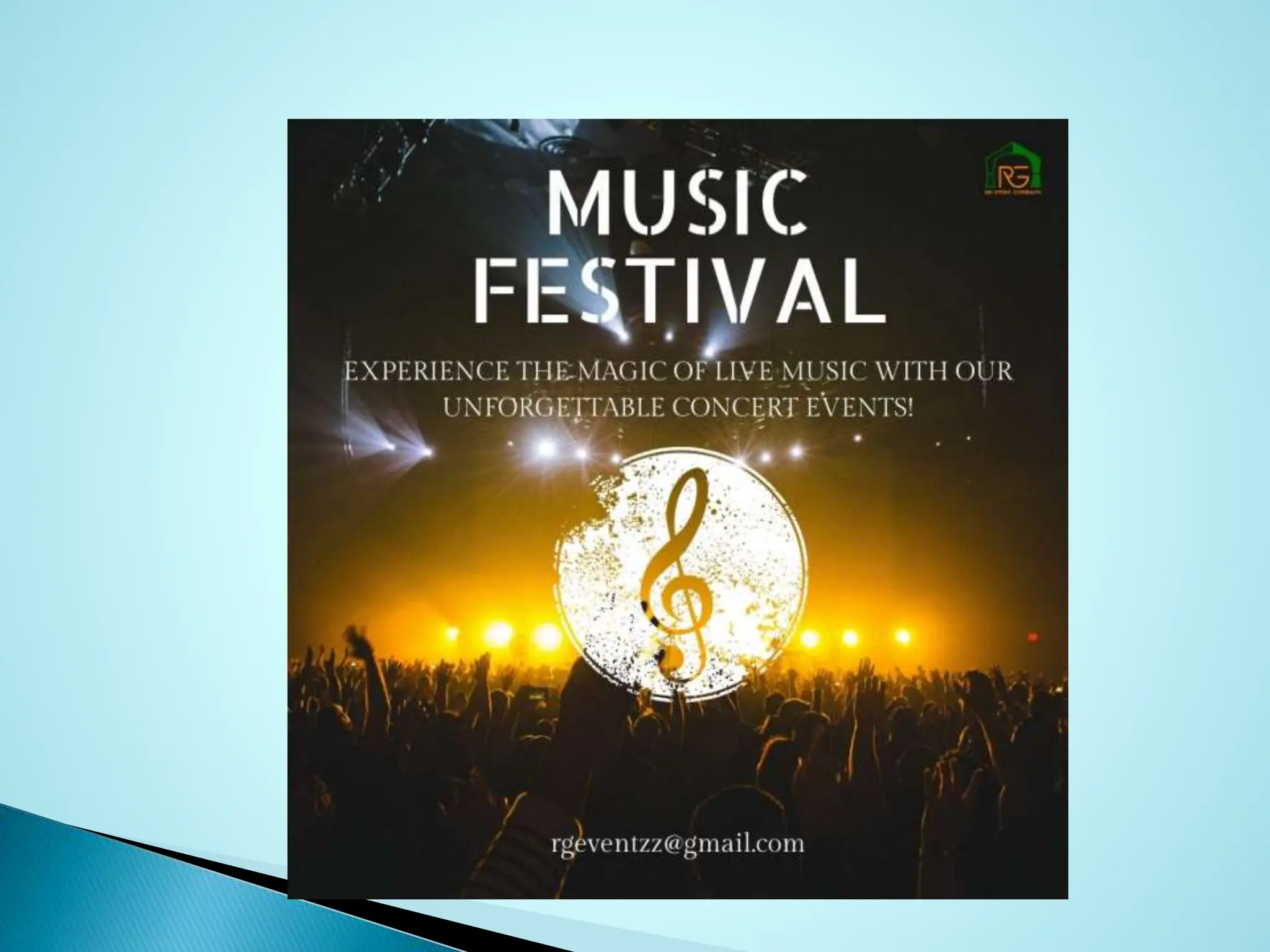 RG Event Music Festival. Music Concert Organizer | PPT