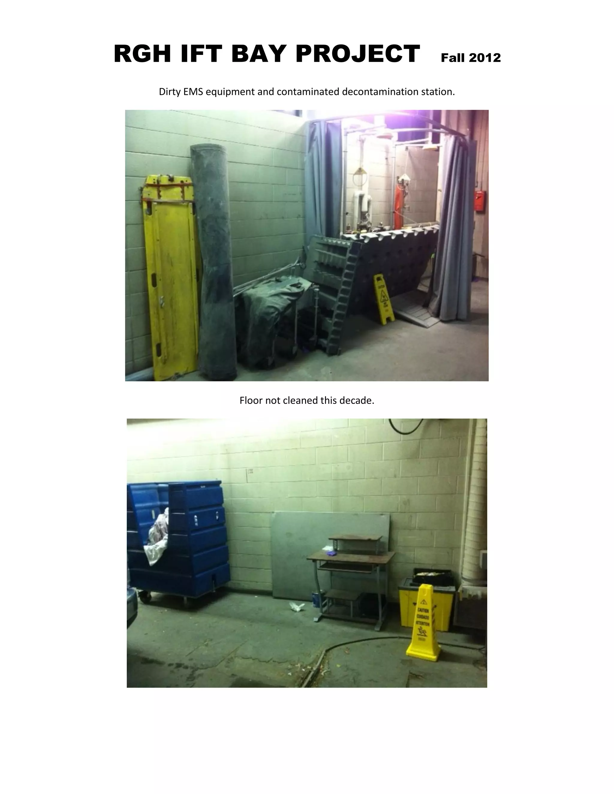 RGH IFT Ambulance Bay Project | PDF