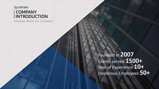 Rg infotech company profile | PPTX