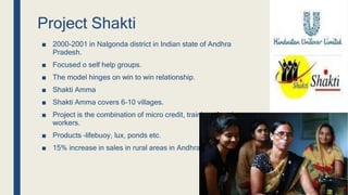 HUL rural Marketing strategies | PPTX