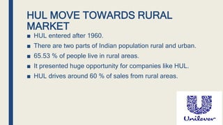 HUL rural Marketing strategies | PPTX