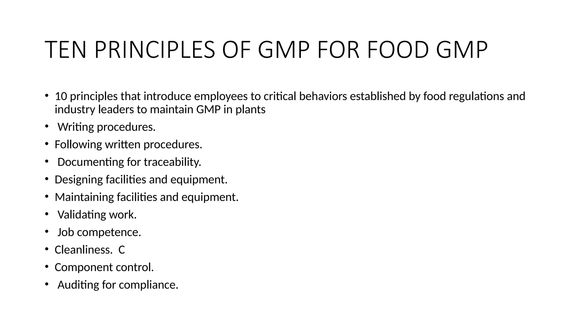 R G Math_GHP GMP_Good hygenic practice , Good manufacturing practise ...