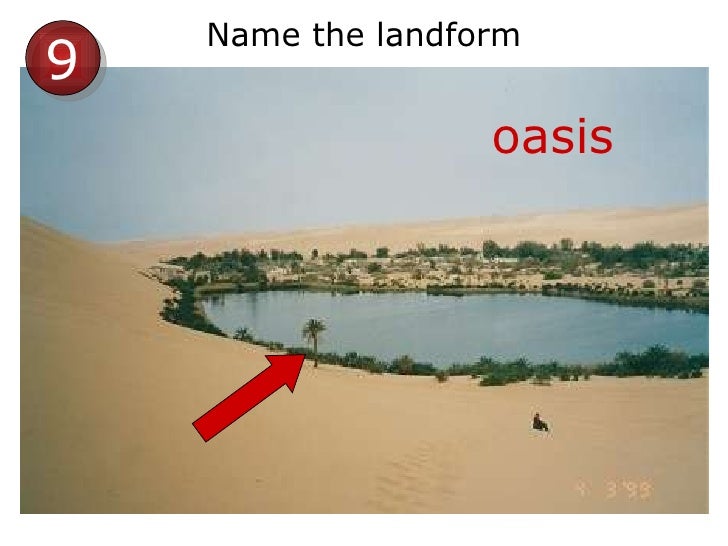 Oasis Landform Desert Desert Landforms Desert Landforms