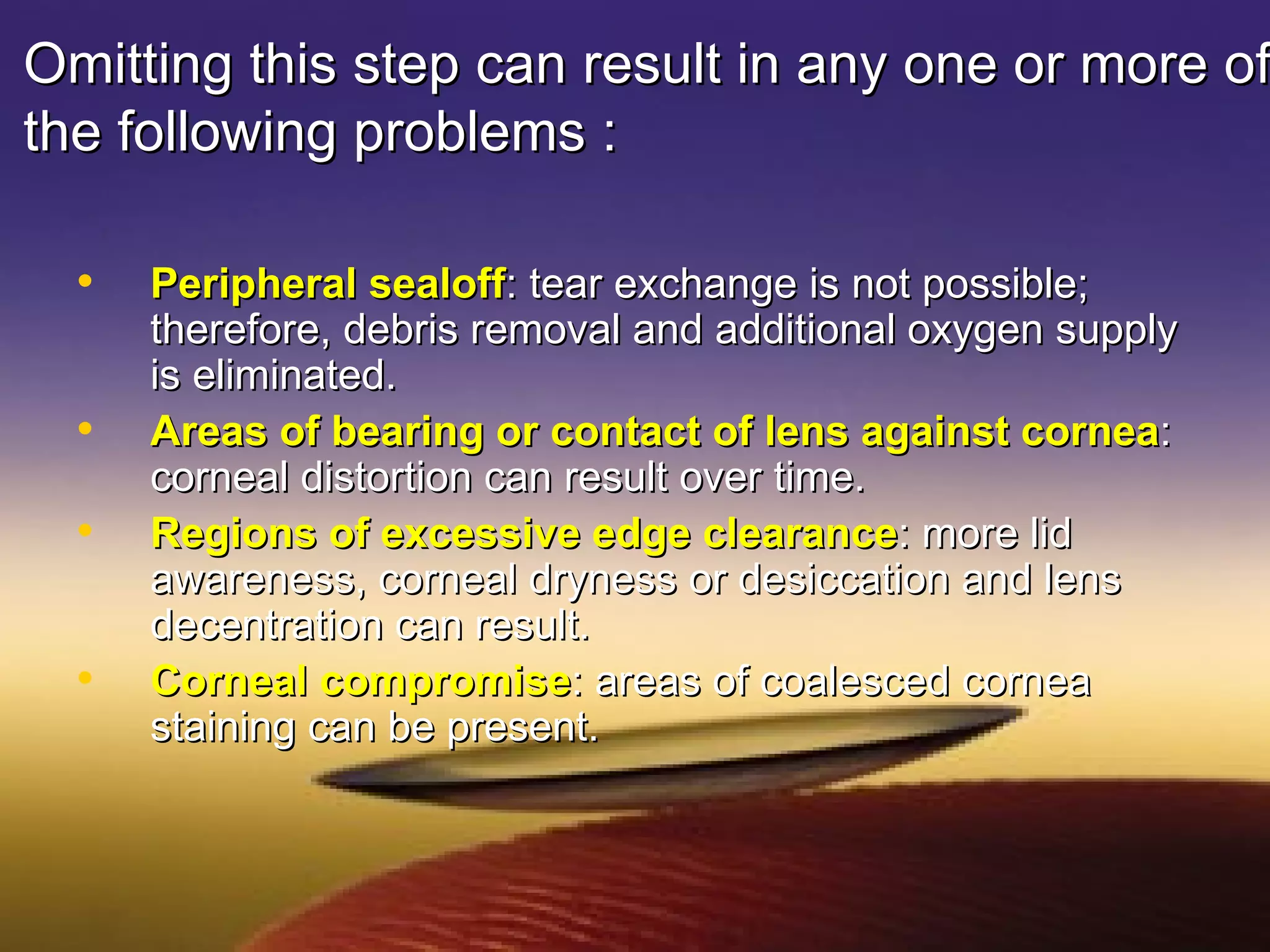 fitting RGP lenses | PPT