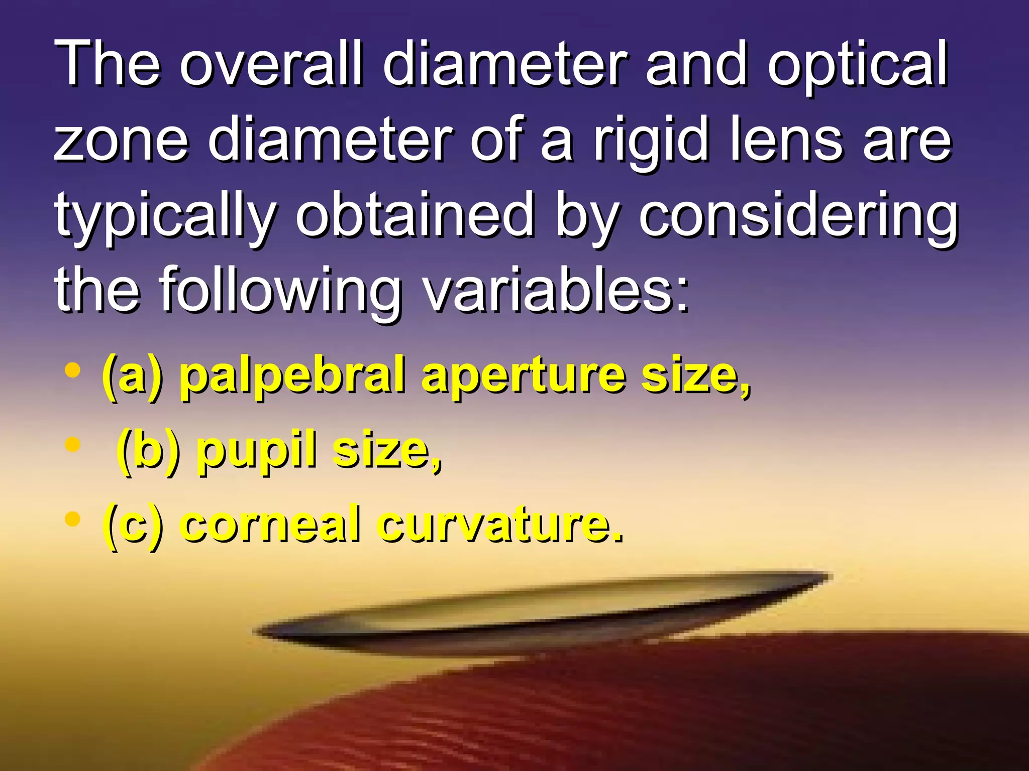 fitting RGP lenses | PPT