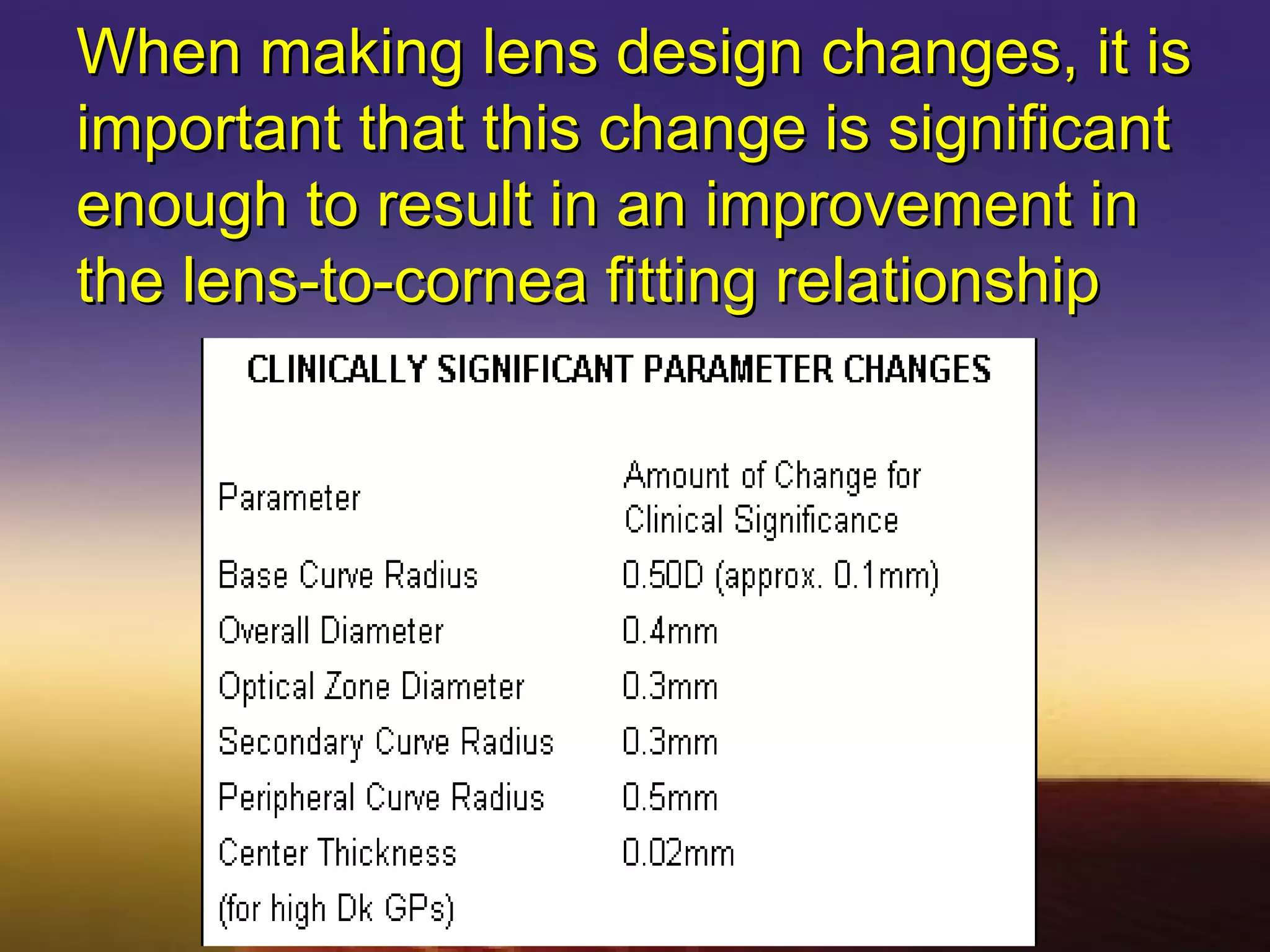 fitting RGP lenses | PPT