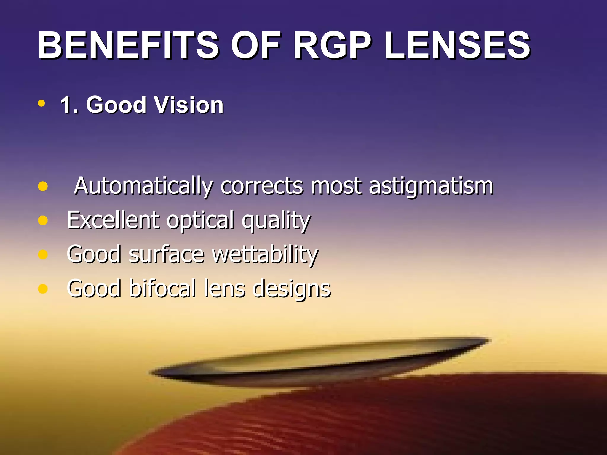 fitting RGP lenses | PPT