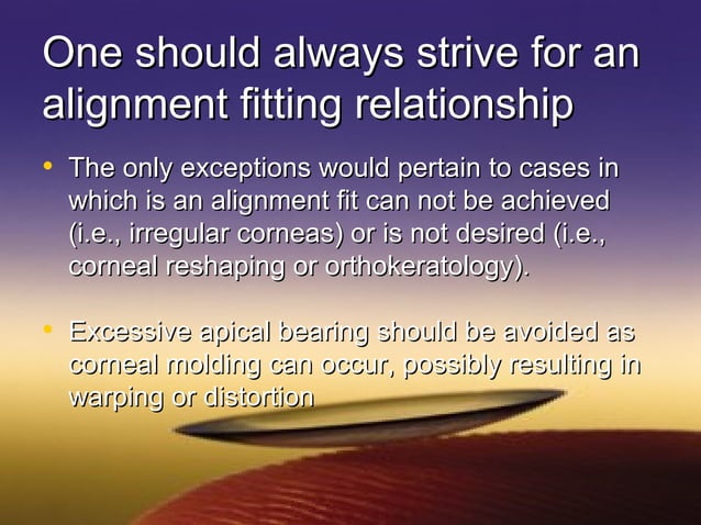 fitting RGP lenses | PPT