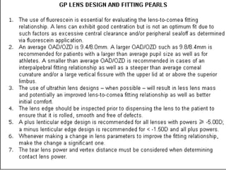fitting RGP lenses | PPT
