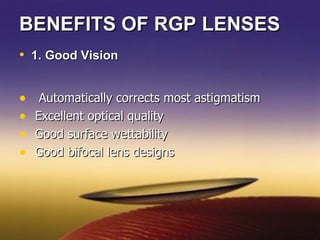 fitting RGP lenses | PPT