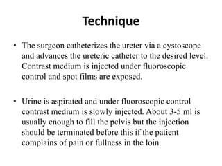 Retrograde Pyelography | PPTX