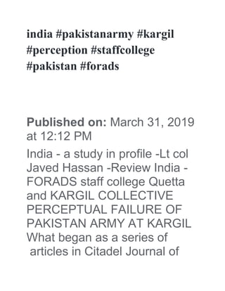 pakistan army 1971 war veteran and retired two star general on kargil ...